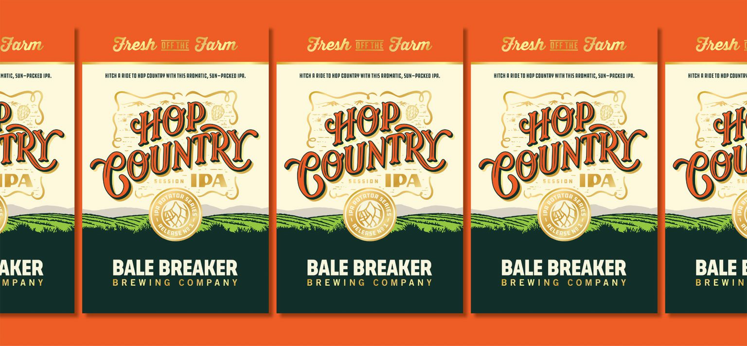 Bale Breaker Brewing’s IPA Rotator Series - Blindtiger Design