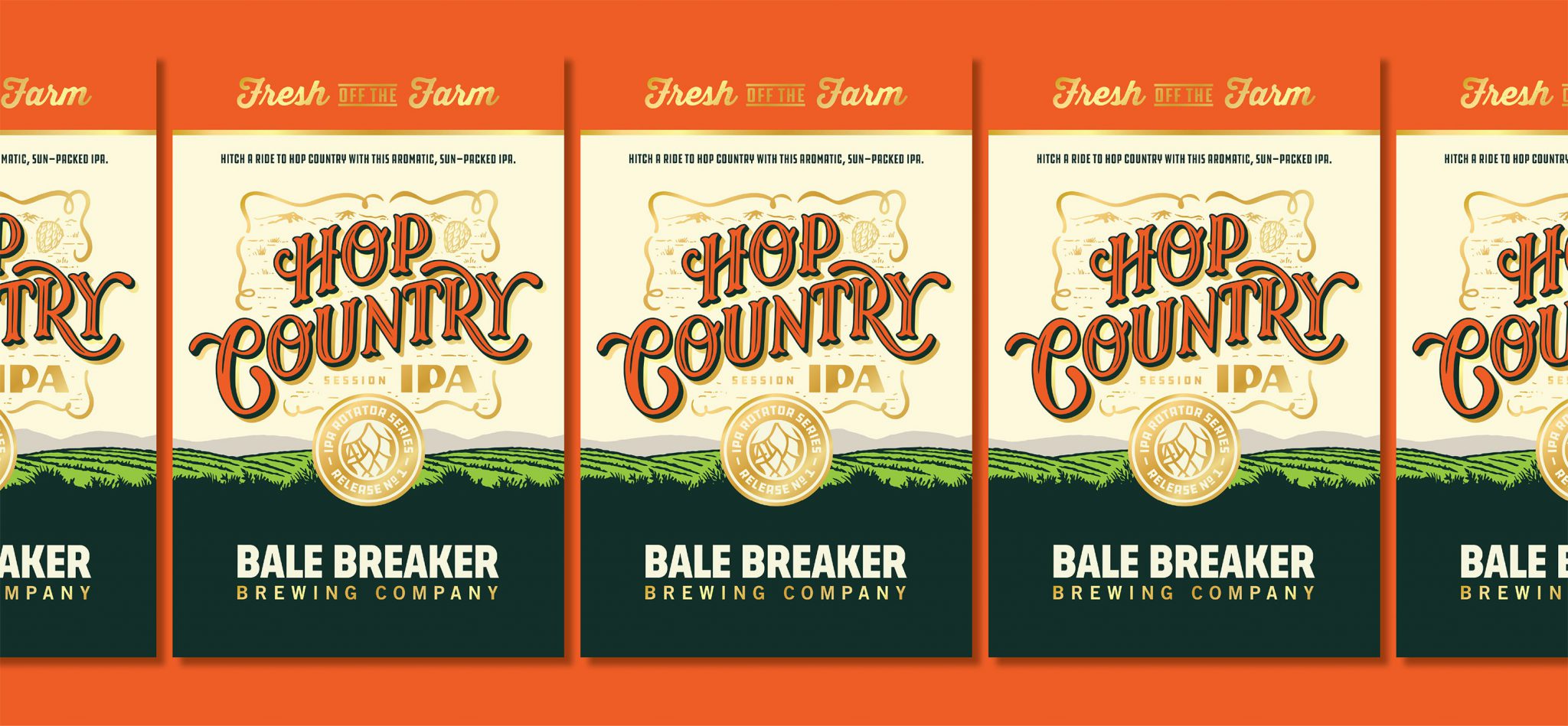 Bale Breaker Brewing’s IPA Rotator Series - Blindtiger Design