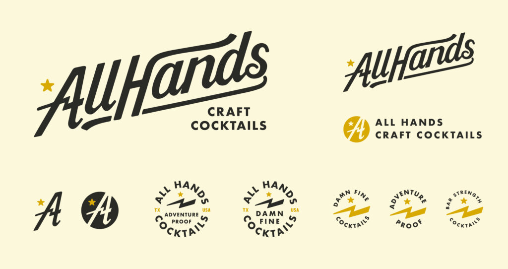 All Hands Craft Cocktails - Blindtiger Design
