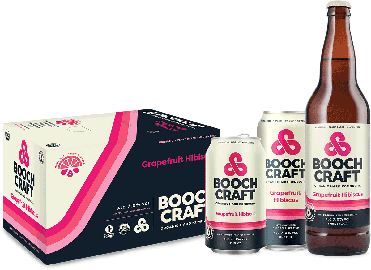 Boochcraft Hard Kombucha - Blindtiger Design
