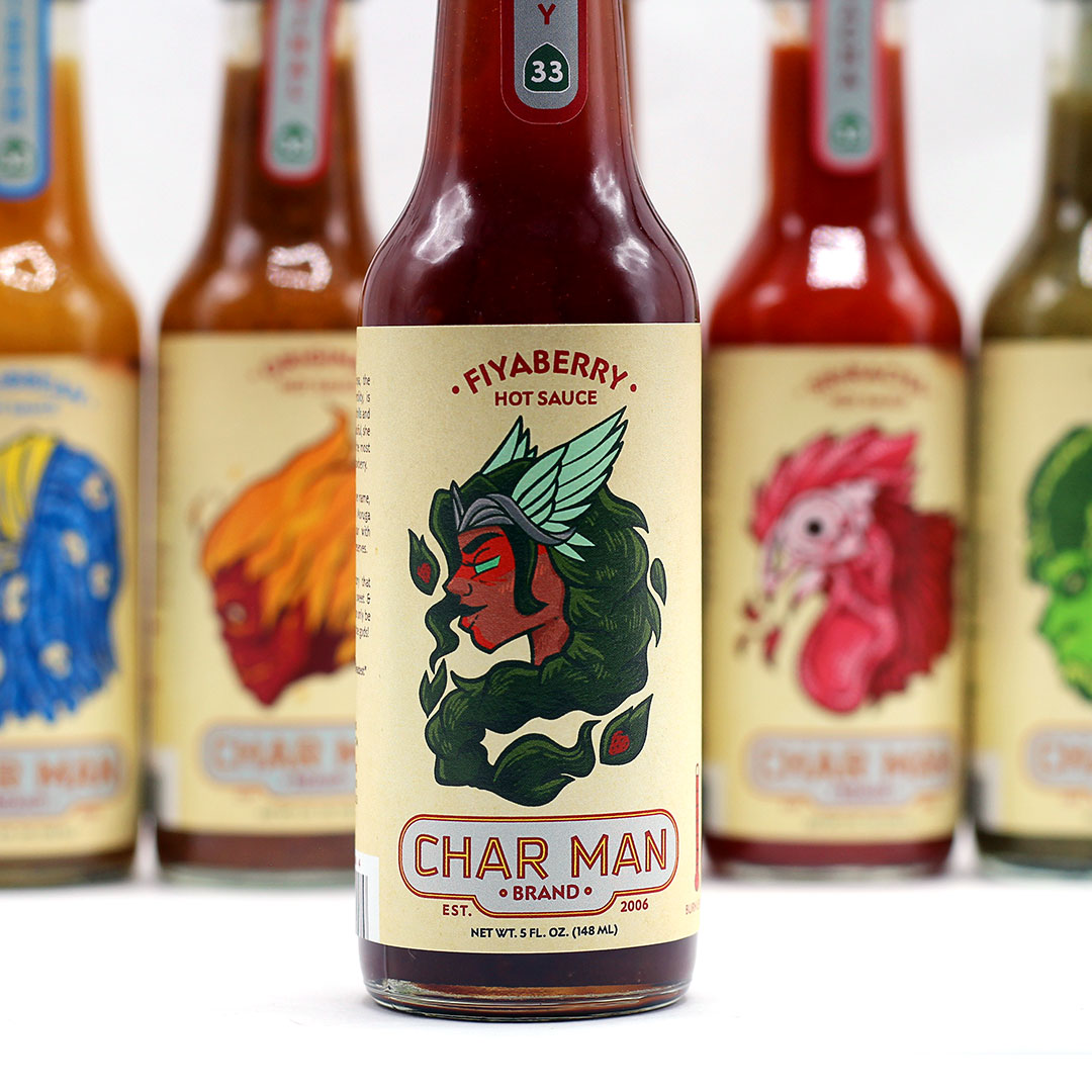 Char Man Fiyaberry - Blindtiger Design