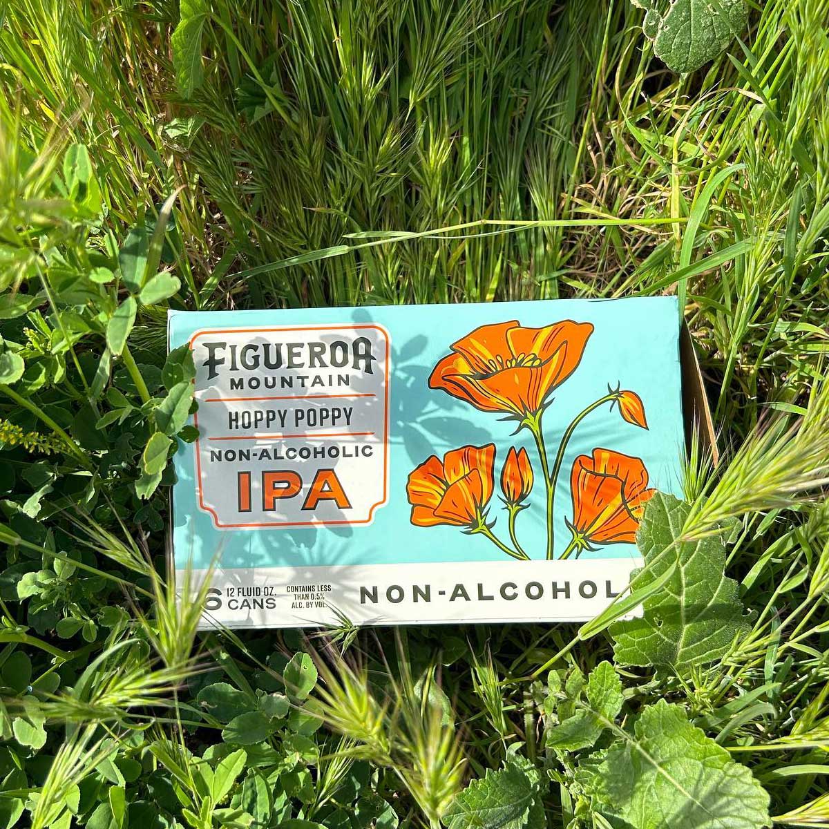 Figueroa Brewing’s Non-Alcoholic Hoppy Poppy IPA - Blindtiger Design