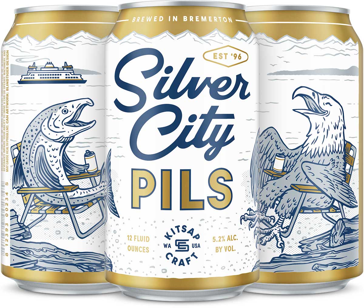 Silver City Pils - Blindtiger Design